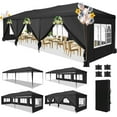 HOTEEL 10x30 Pop up Canopy Tent with 8 Sidewalls, Outdoor Wedding Event ...