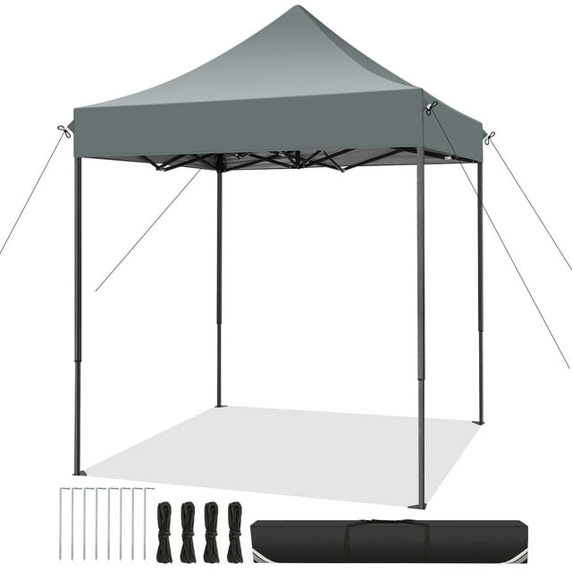HOTEEL 6x6 Ft Heavy Duty Canopy Tent,Pop up Commercial Tent, Outdoor ...