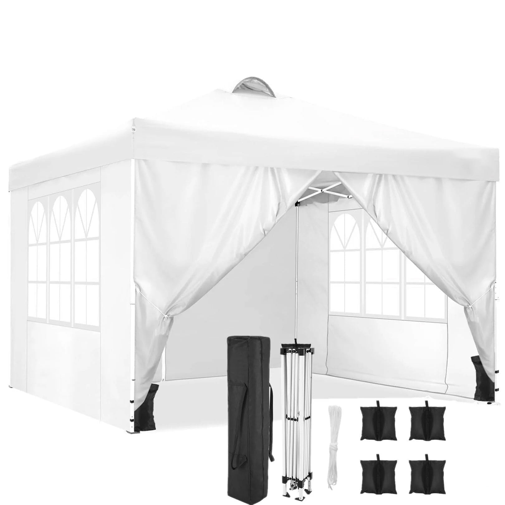 TentandTable Party Canopy Tent Sidewalls Only, Waterproof PVC Vinyl ...