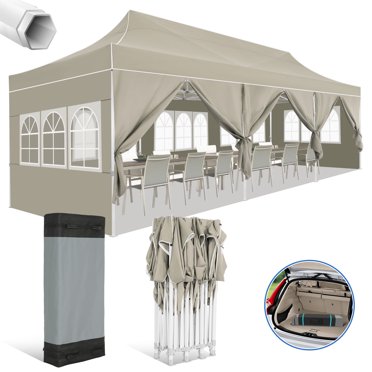 Impact Canopy Carnival Booth Kit 10'x10', Outdoor Vendor Booth Red ...