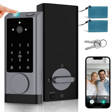Kwikset Halo Wi-Fi Smart Lock, Keyless Entry, Electronic Deadbolt with ...