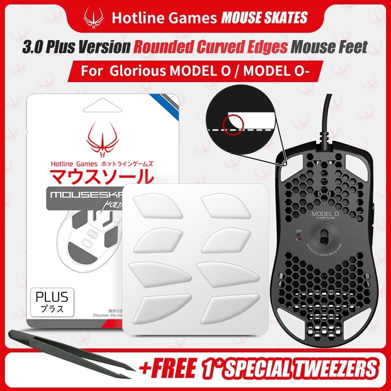 HOTLINE GAMES 3.0 PLUS Mouse Feet Skates For Glorious Model O/Model O ...