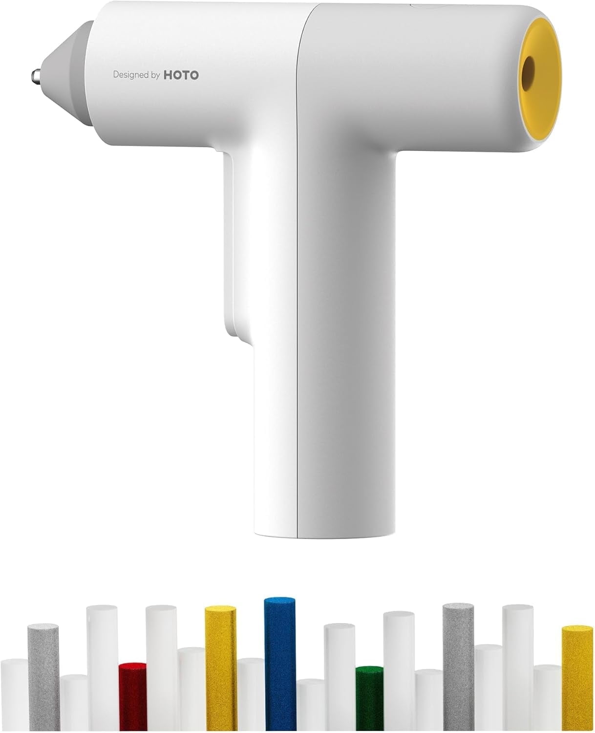 HOTO Glue Gun, Easyflow Hot Glue Gun with 40 Glue Sticks, Auto ...