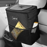 HOTOR Car Trash Can with Lid, Leak-Proof, 2 Gallons, Adjustable Strap ...
