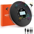 HOTT Portable CD Player Built-in 4 Speakers 5.3 Anti Skip CD Player,FM ...