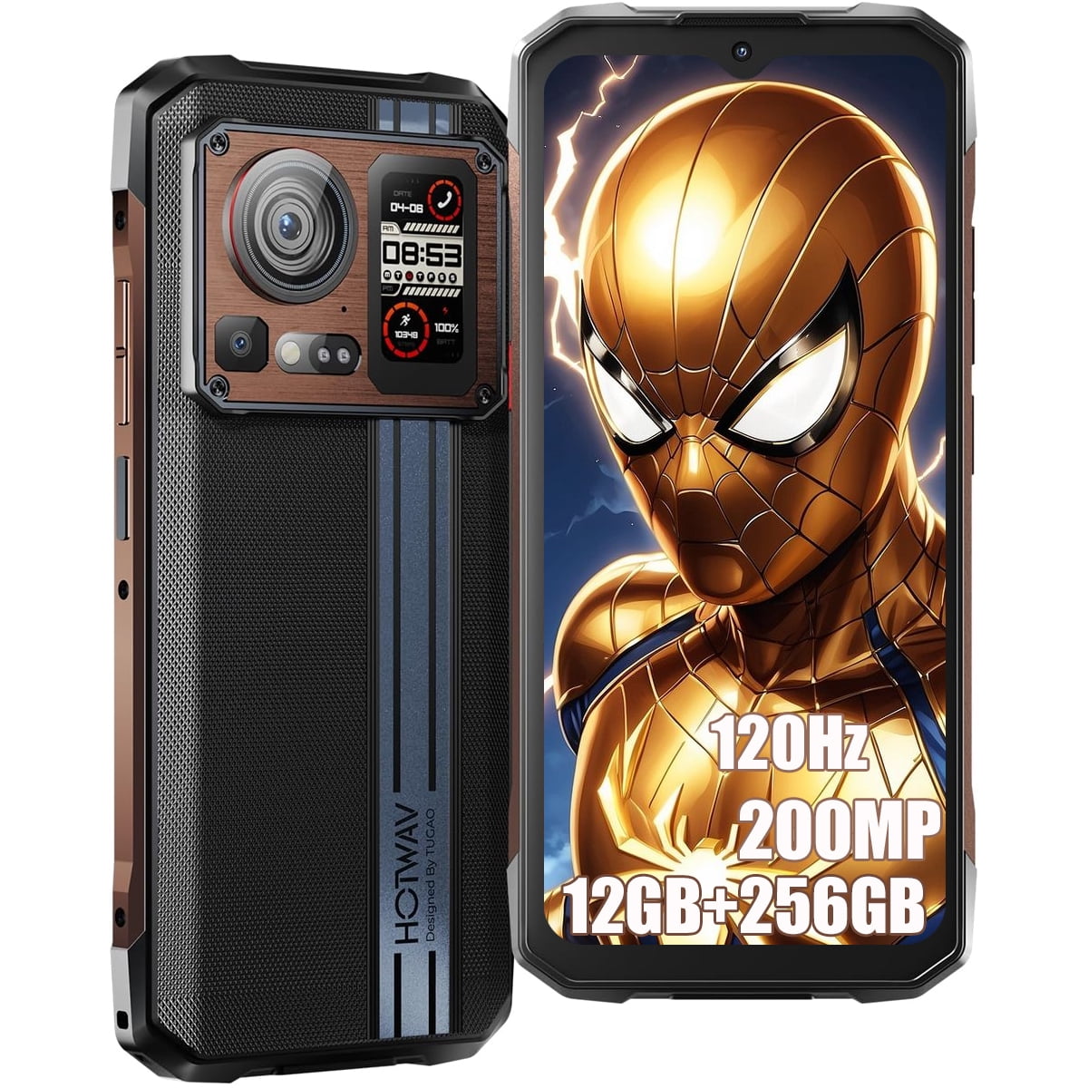 HOTWAV Cyber 15 Rugged Smartphone 24GB+256GB Dual Screen 200MP+32MP ...