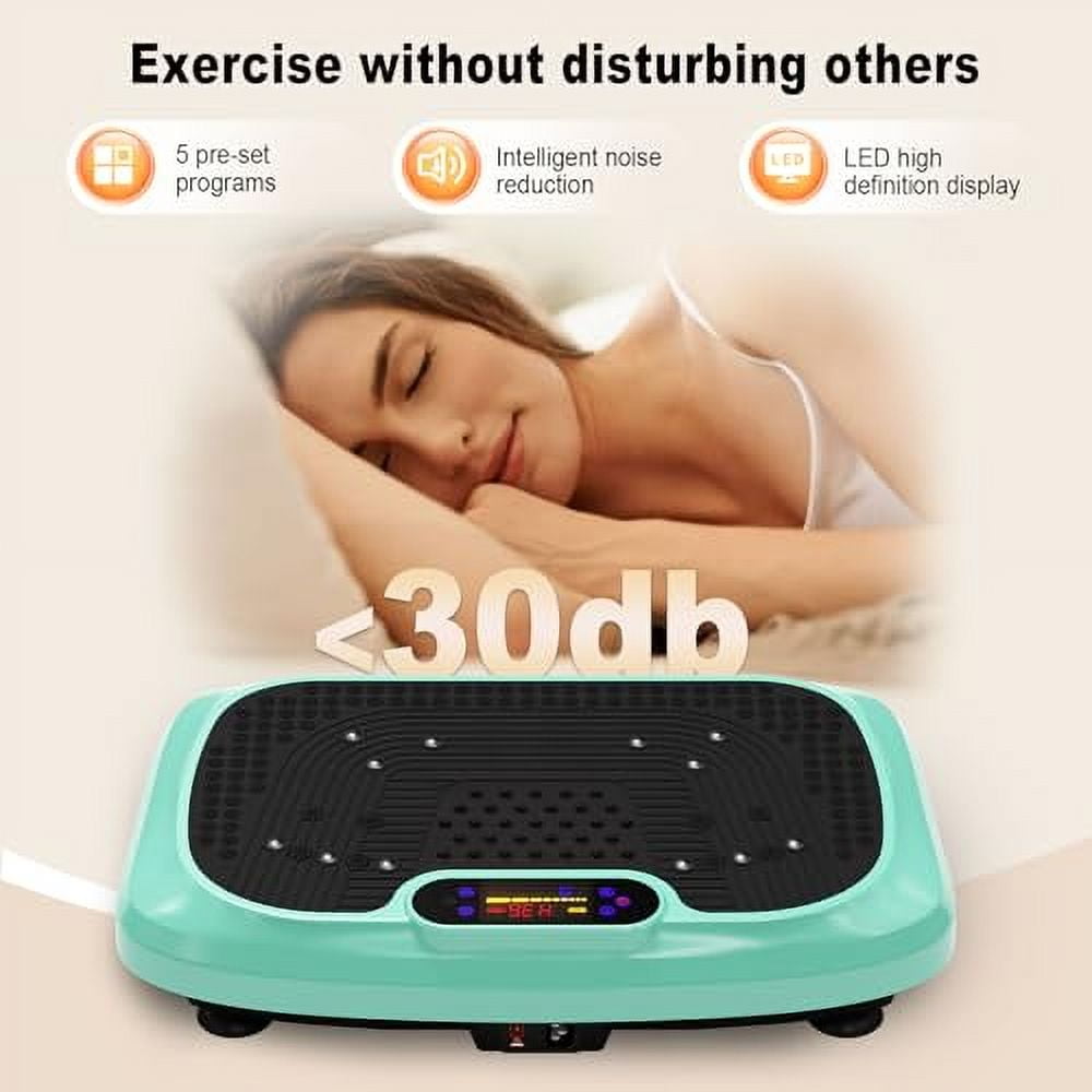 HOTWAVE Vibration Plate Exercise Machine, Power Vibrate Fitness ...
