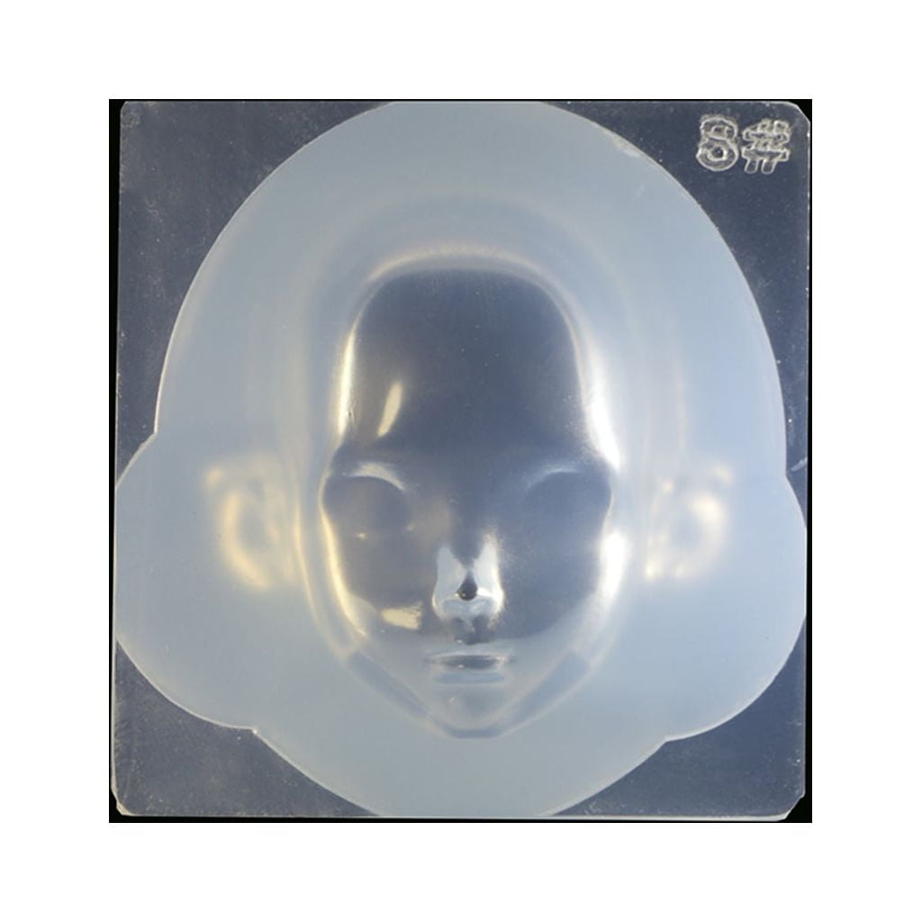 HOTYA 3D Human Face UV Crystal Epoxy Resin Mold Aroma Wax Plaster ...
