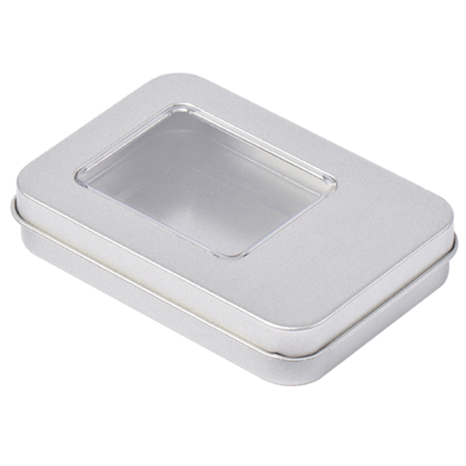 HOTYA Rectangle Metal Card Box Playing Cards Container Jewelry Storage ...
