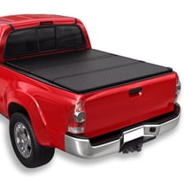 MOSTPLUS 5FT Tri-Fold Fiberglass Hard Truck Bed Tonneau Cover for 2024 ...