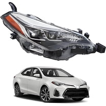 LED Headlight Assembly Fit for Toyota Prius 2016-2018 Headlamp ...