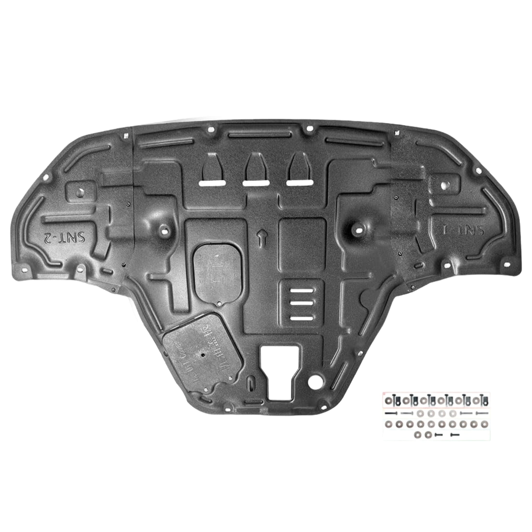 HOUGEET Steel Engine Splash Shield Under Cover Fit for 2020–2023 ...
