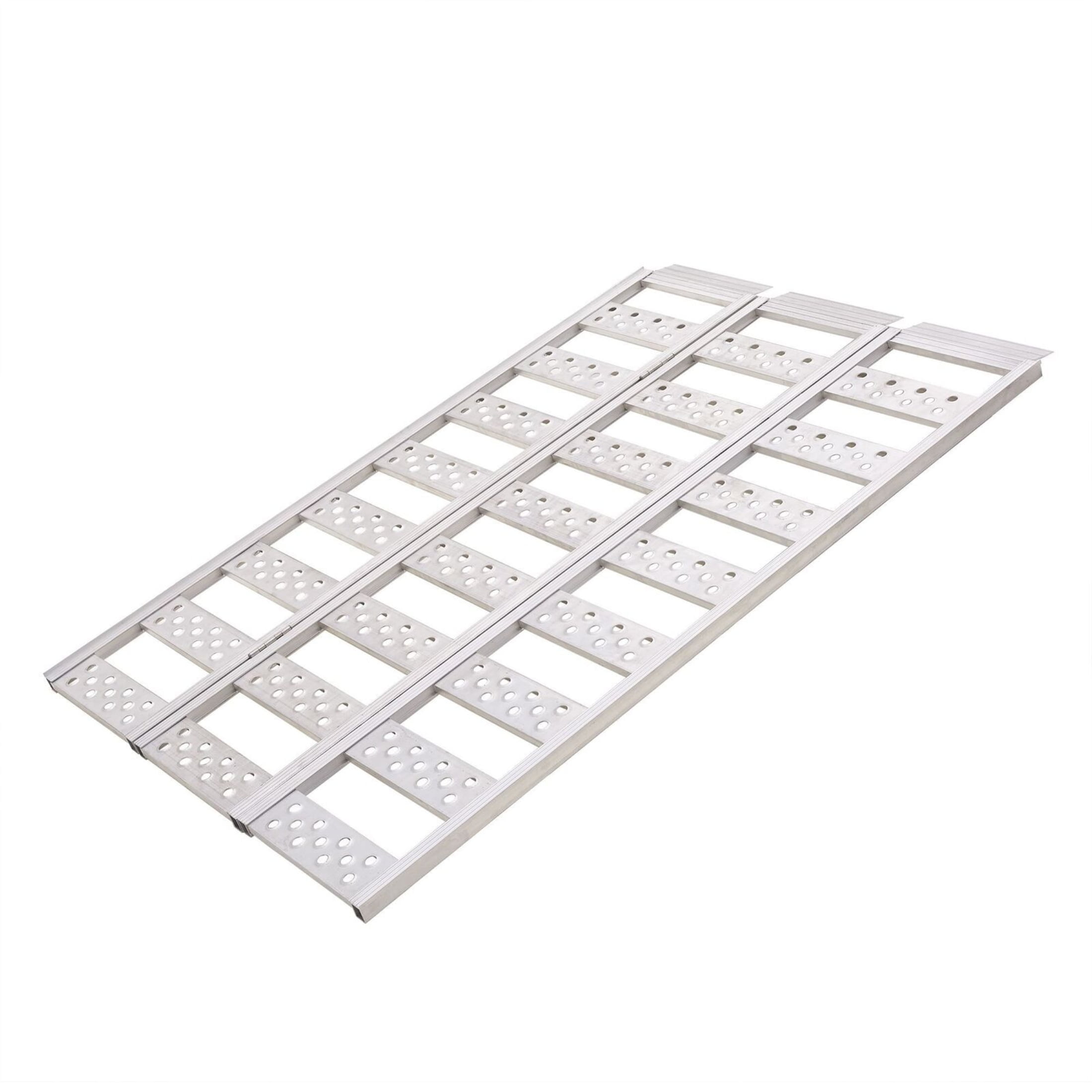HOUGEET Truck Ramps Aluminum Tri-Fold Loading Ramp, 1600 lbs Capacity ...