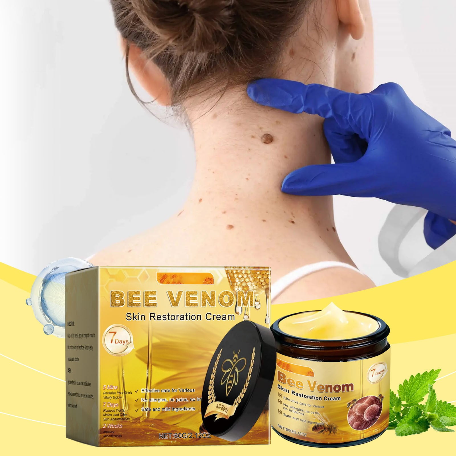 HOUKEA Skin RestoraBee Soothing Moisturizes And Smooths Fine Lines ...