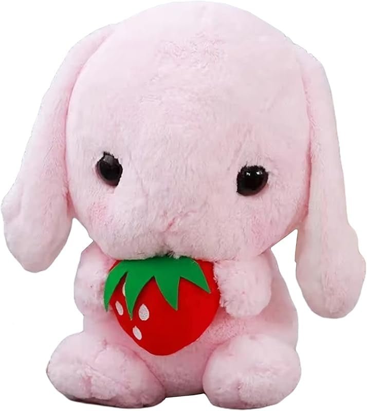 HOUPU Soft Toy - Sitting Lop Eared Rabbit, Easter White Rabbit Stuffed ...