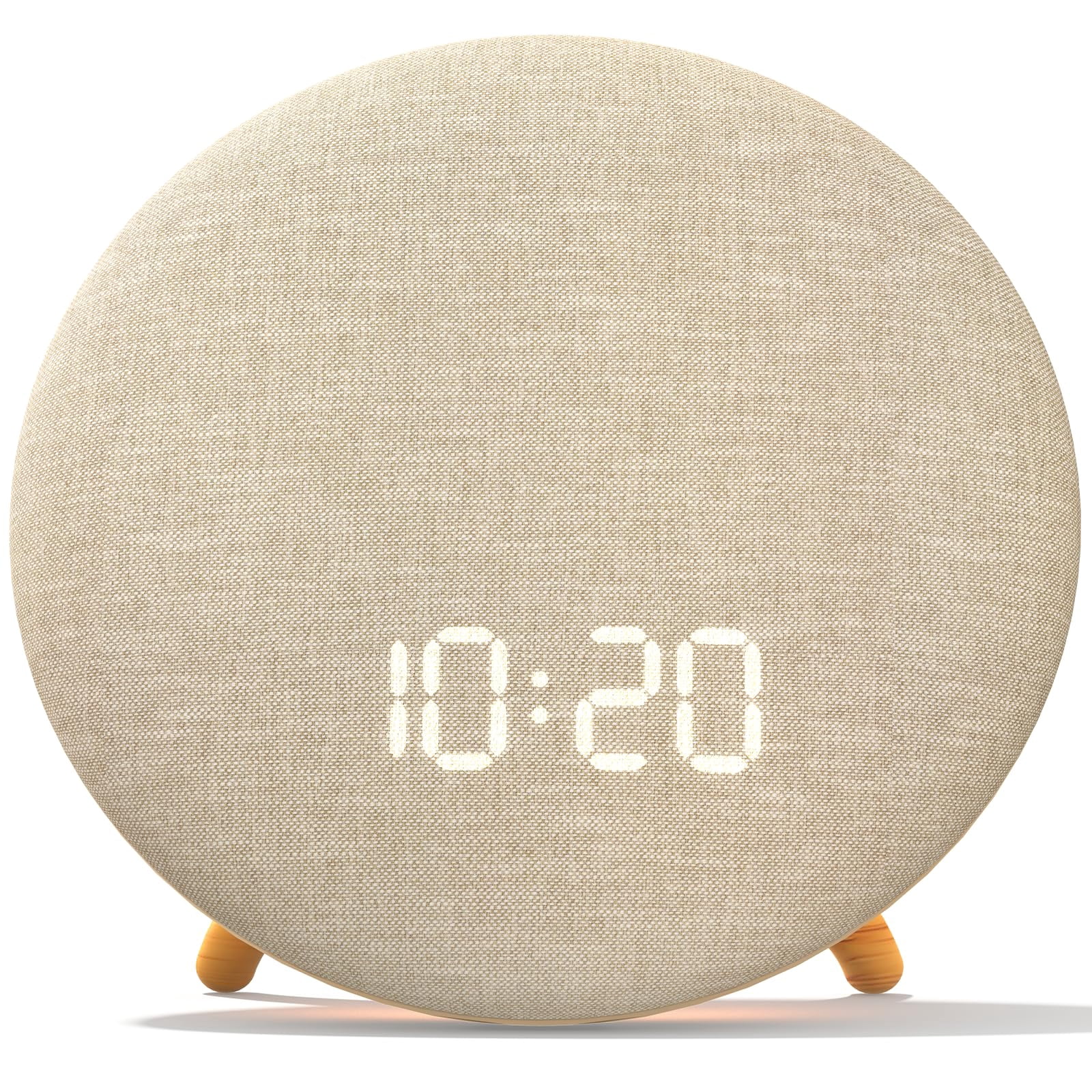 HOUSBAY Alarm Clock Sound Machine with Bluetooth Speaker - Room-Filling ...