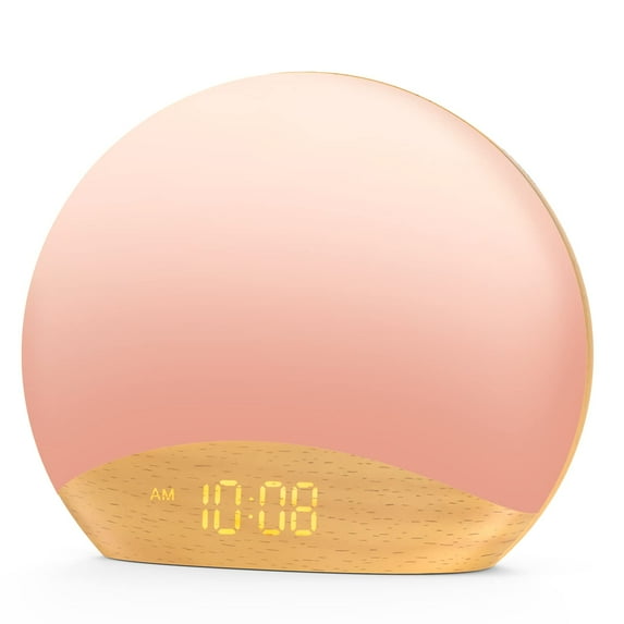 HOUSBAY White Noise Machine Sunrise Alarm Clock, Wake Up Light ...