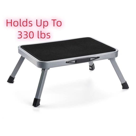 HOUSE DAY Easy Portable 1 Step Stool Ladder, Adults Safety Foldable ...