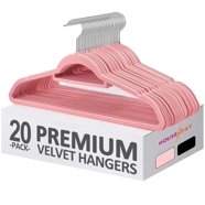 Ktinnead Non-Slip Pants Hangers, Space Saving, 20 Pack, Anti-Rust Metal ...