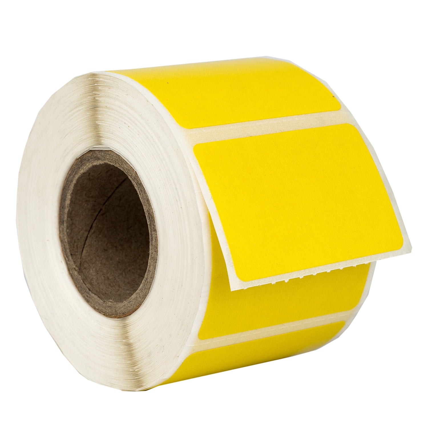 HOUSELABELS 1.5" x 1" Yellow Multipurpose Labels on 1" Core Compatible ...