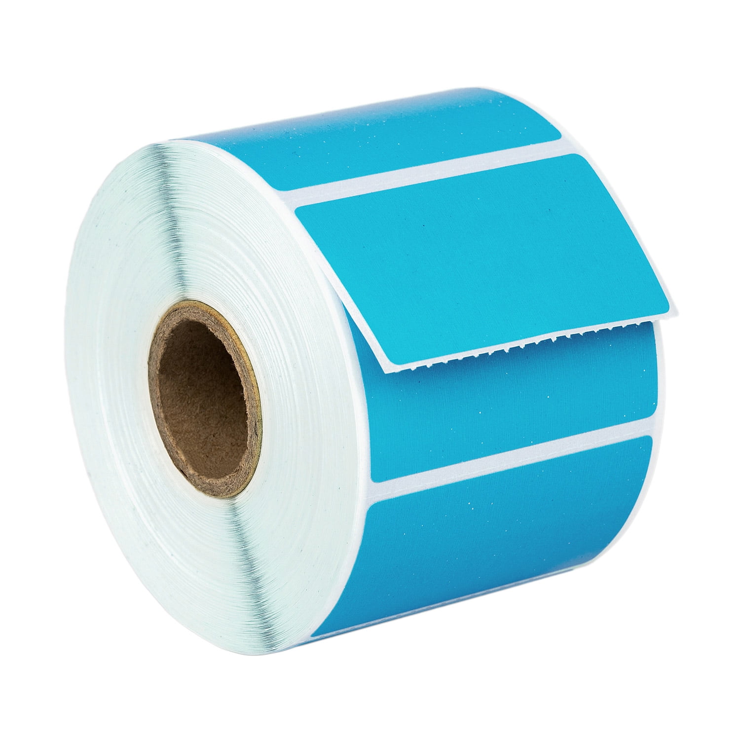 HOUSELABELS 2.25" x 1.25" Blue Address Labels on 1" Core Compatible ...