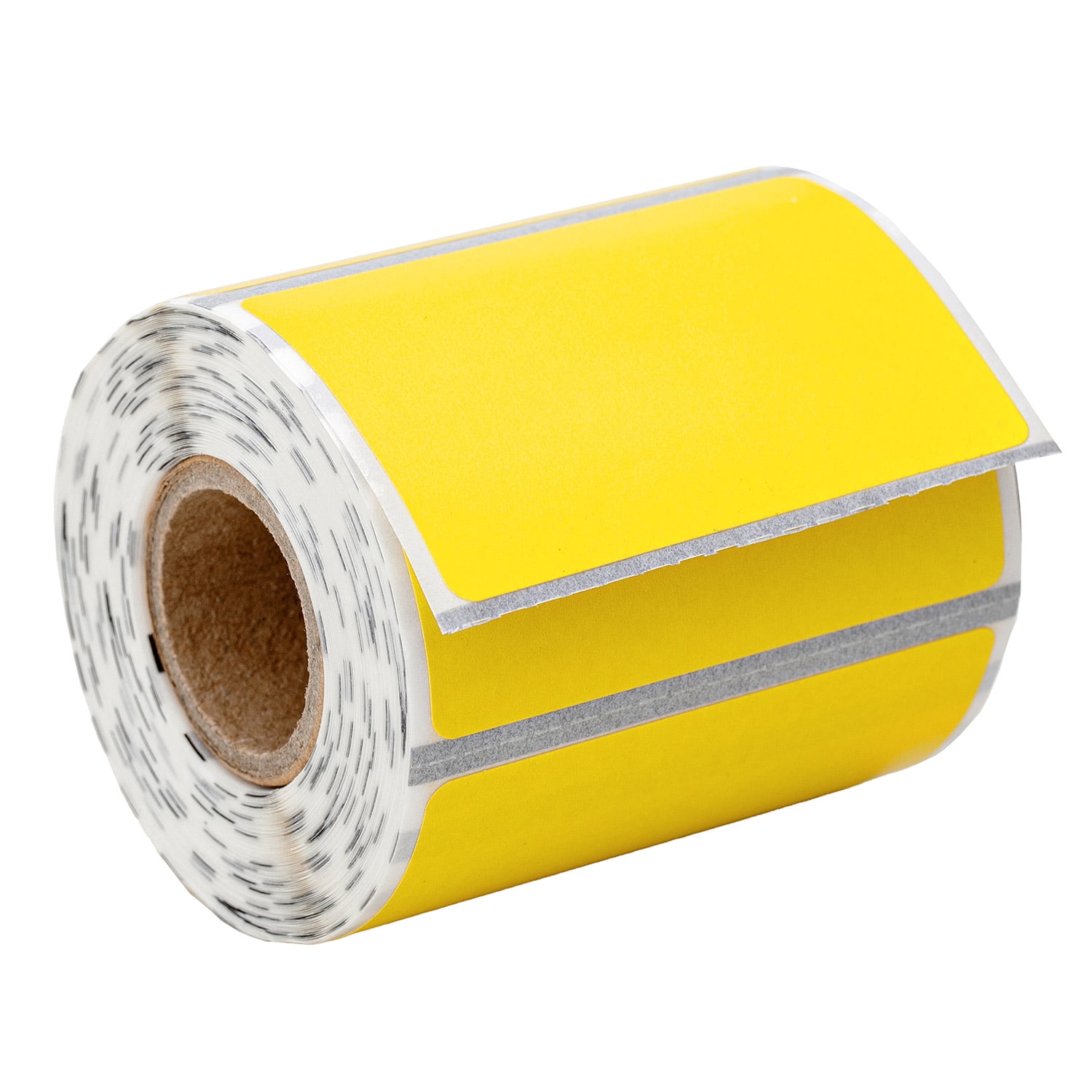 HOUSELABELS 2" x 1.25" Yellow Multipurpose Labels on 0.75" Core ...