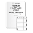 HOUSELABELS 30-up Address Labels (1" x 2-5/8") with BLACKOUT Technology ...