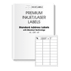 Universal Laser Printer Permanent Labels, 1 x 4, White, 100 Sheets ...