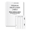 Universal Laser Printer Permanent Labels, 1 x 4, White, 100 Sheets ...