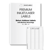 Waterproof Polyester Address Labels for Laser Printers, 250 Sheets ...