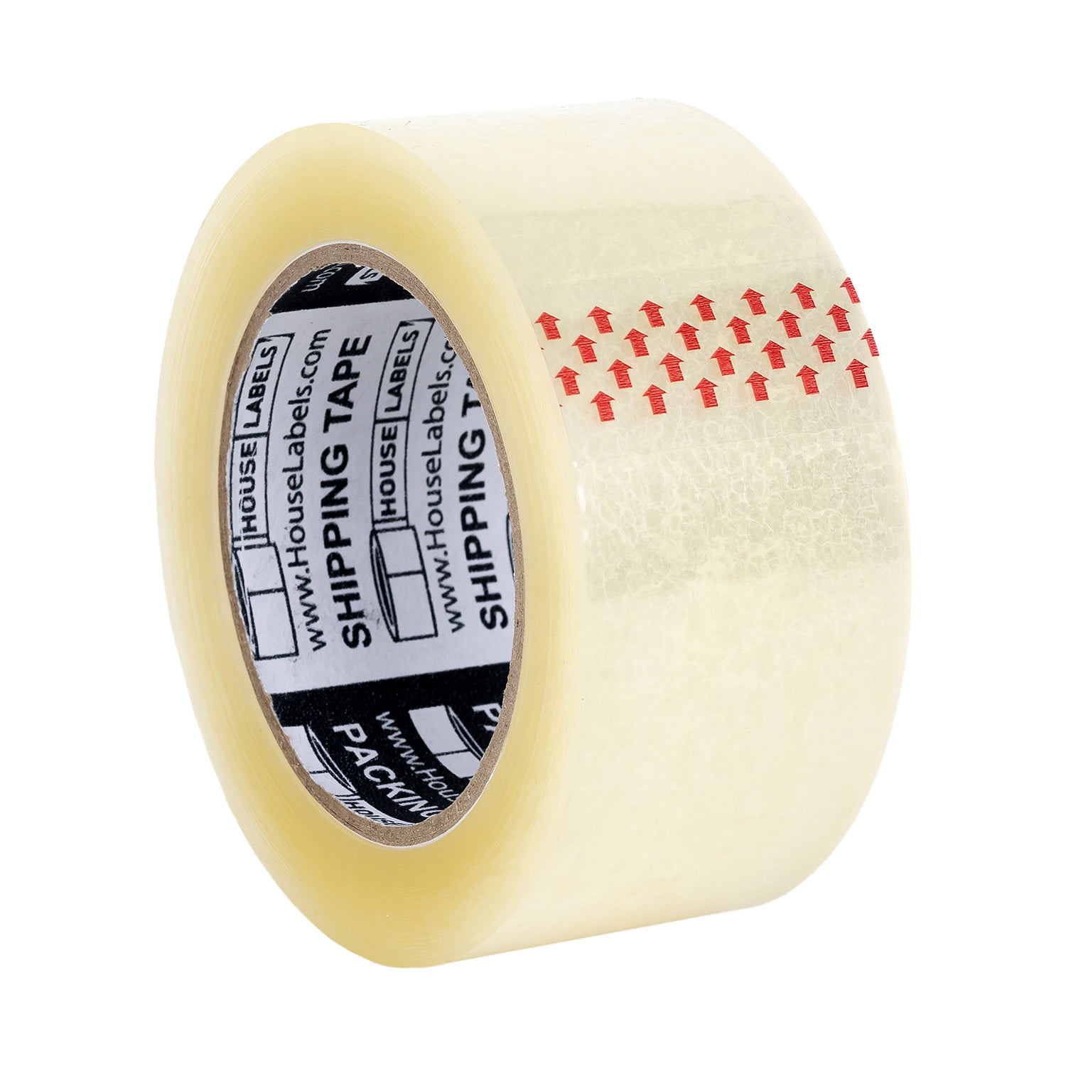 HOUSELABELS Clear Packing Tape - 110 yards long, 2" wide, 2 mil thick ...