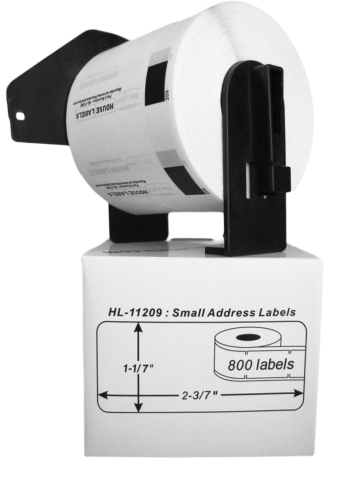 HOUSELABELS Compatible with DK-1209 Replacement Roll for Brother QL ...