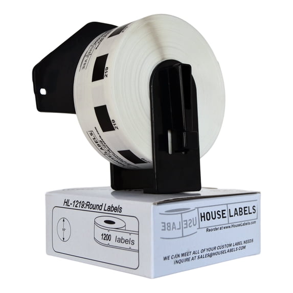 HOUSELABELS Compatible with DK-1219 Replacement Roll for Brother QL ...