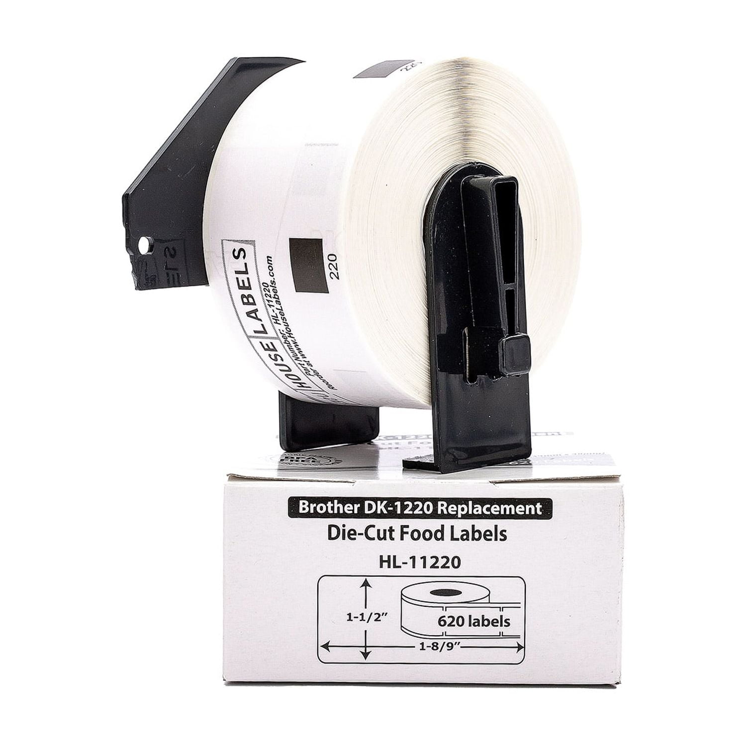 HOUSELABELS Compatible with DK-1220 Replacement Roll for Brother QL ...