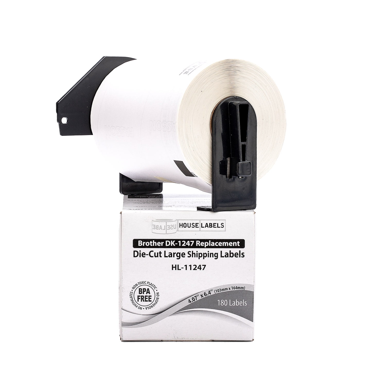 HOUSELABELS Compatible with DK-1247 Replacement Roll for Brother QL ...