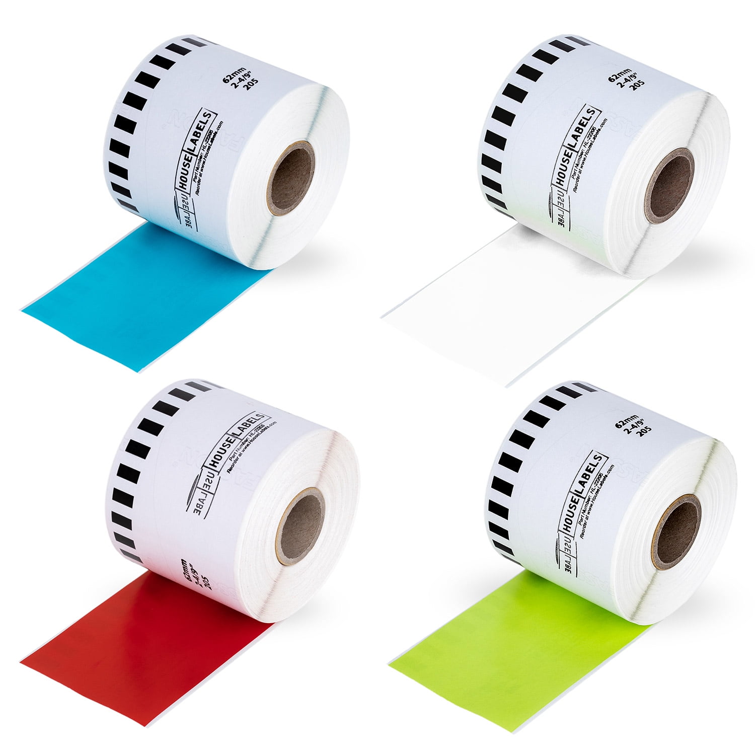 HOUSELABELS Compatible with DK-2205 Replacement Roll for Brother QL ...