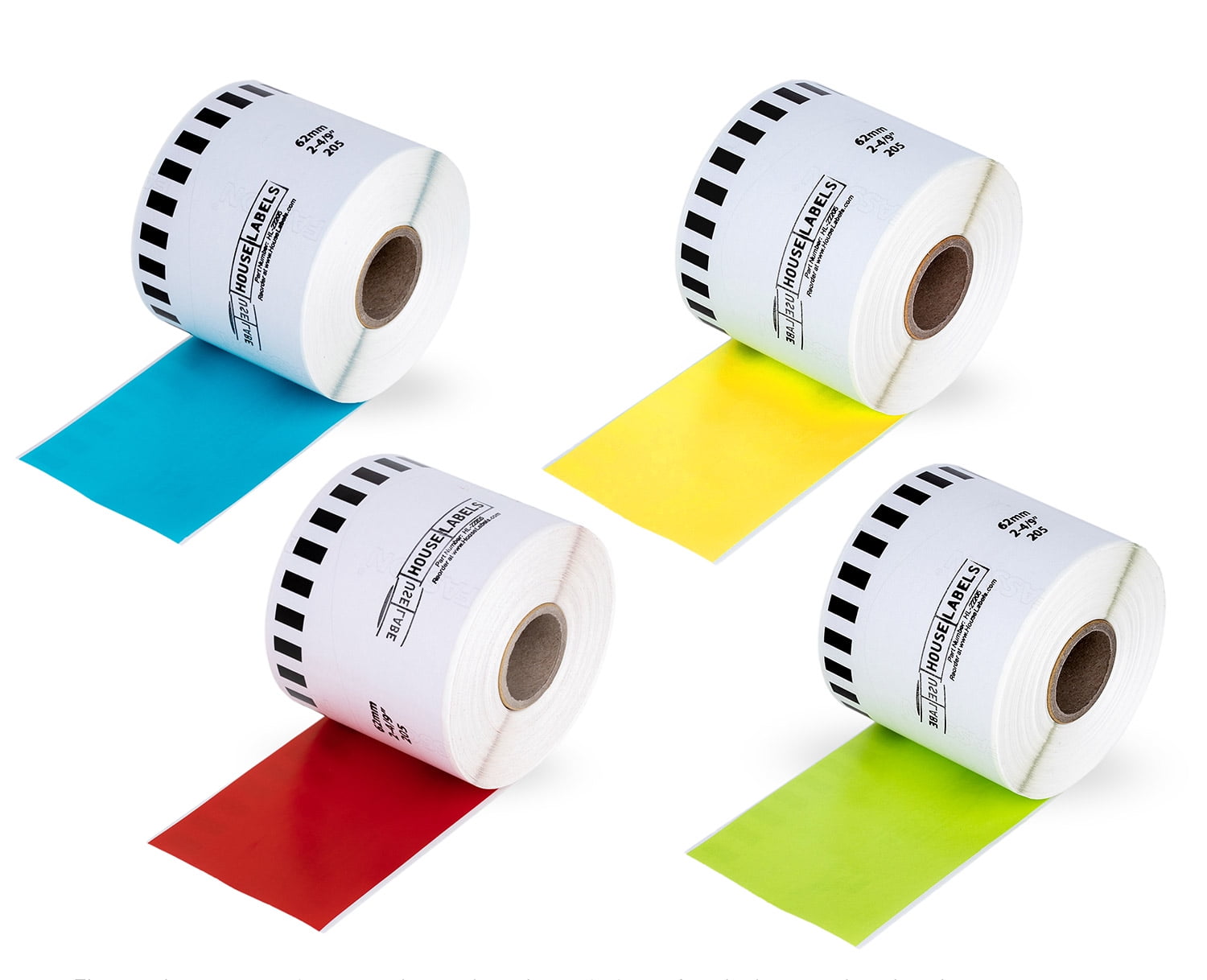 HOUSELABELS Compatible with DK-2205 Replacement Roll for Brother QL ...
