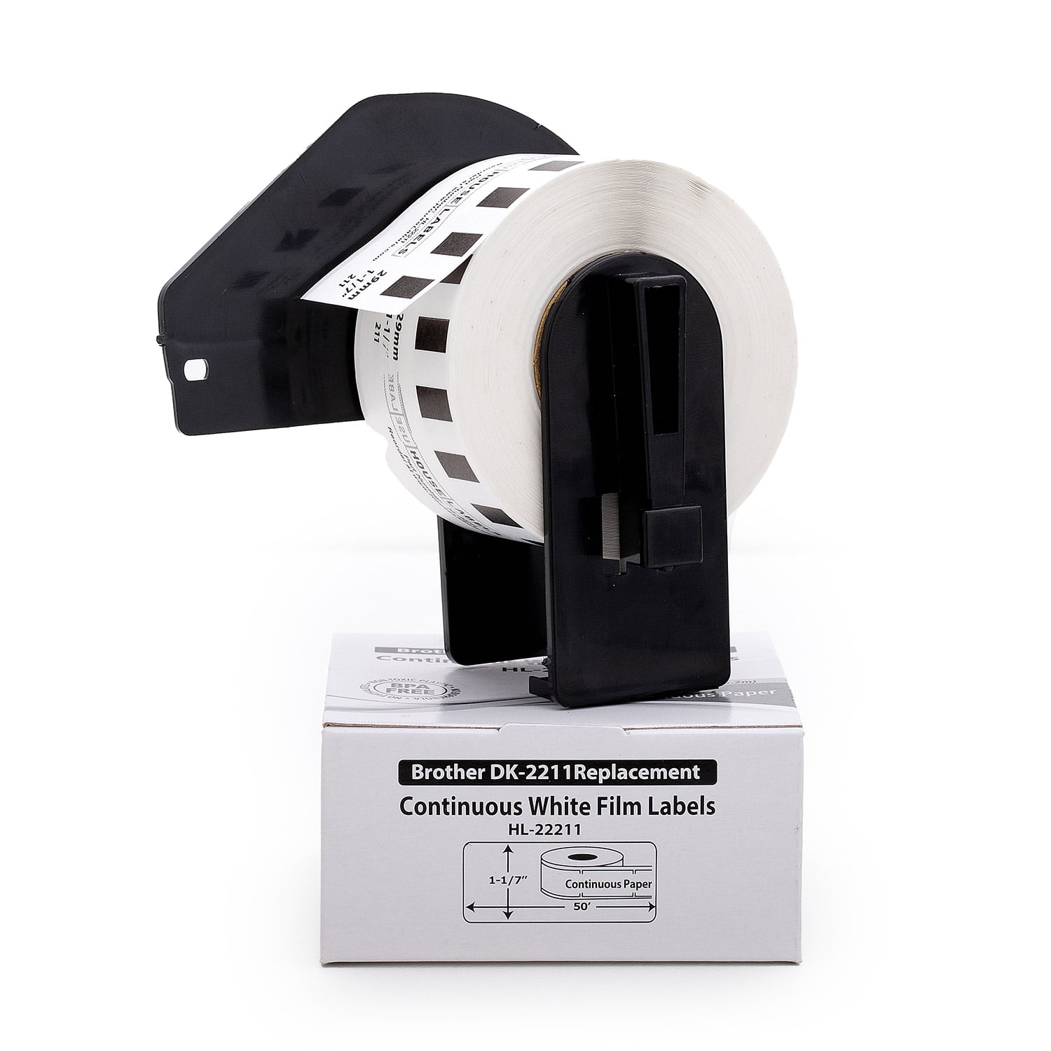 HOUSELABELS Compatible with DK-2211 Replacement Roll for Brother QL ...