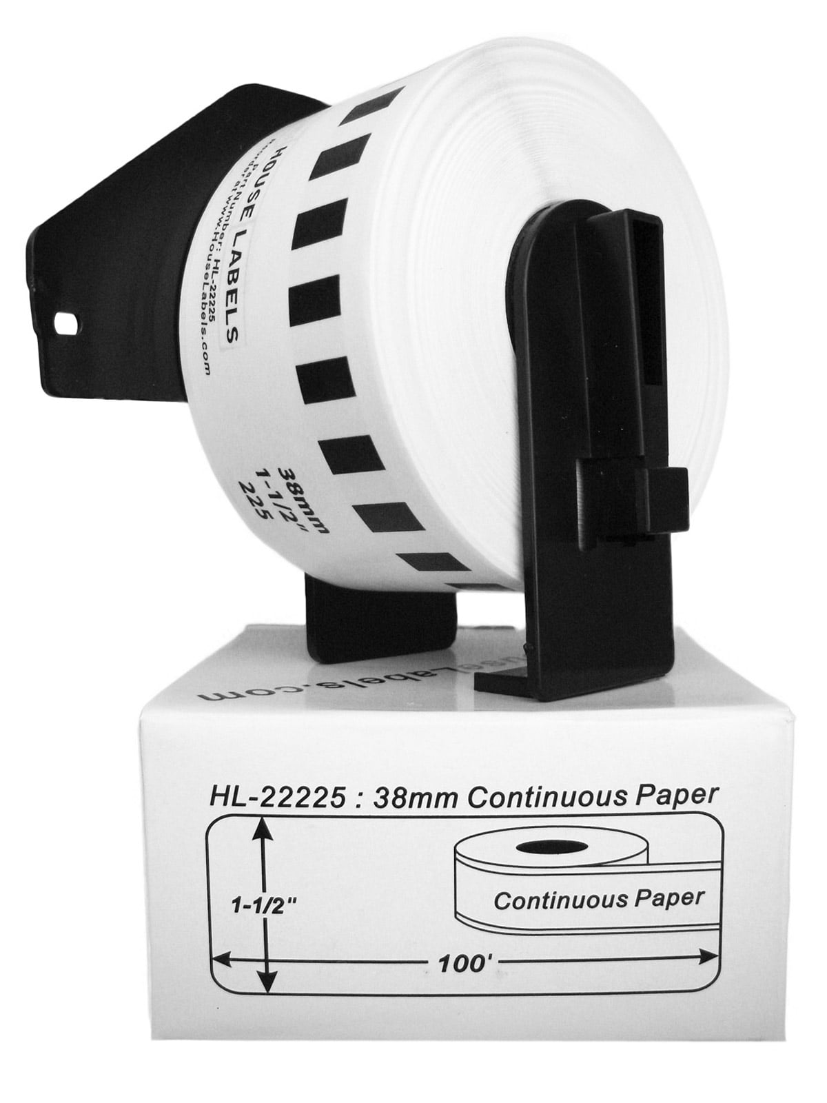 HOUSELABELS Compatible with DK-2225 Replacement Roll for Brother QL ...