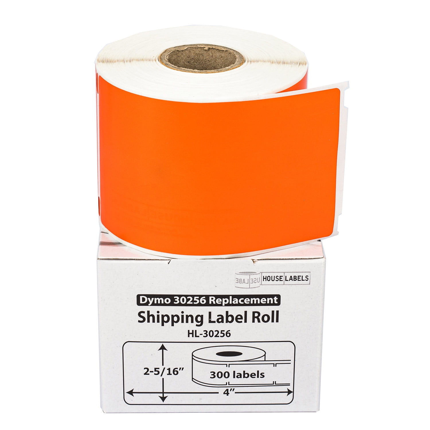 HOUSELABELS Compatible DYMO 30256 ORANGE Shipping Labels (2-5/16" x 4 ...