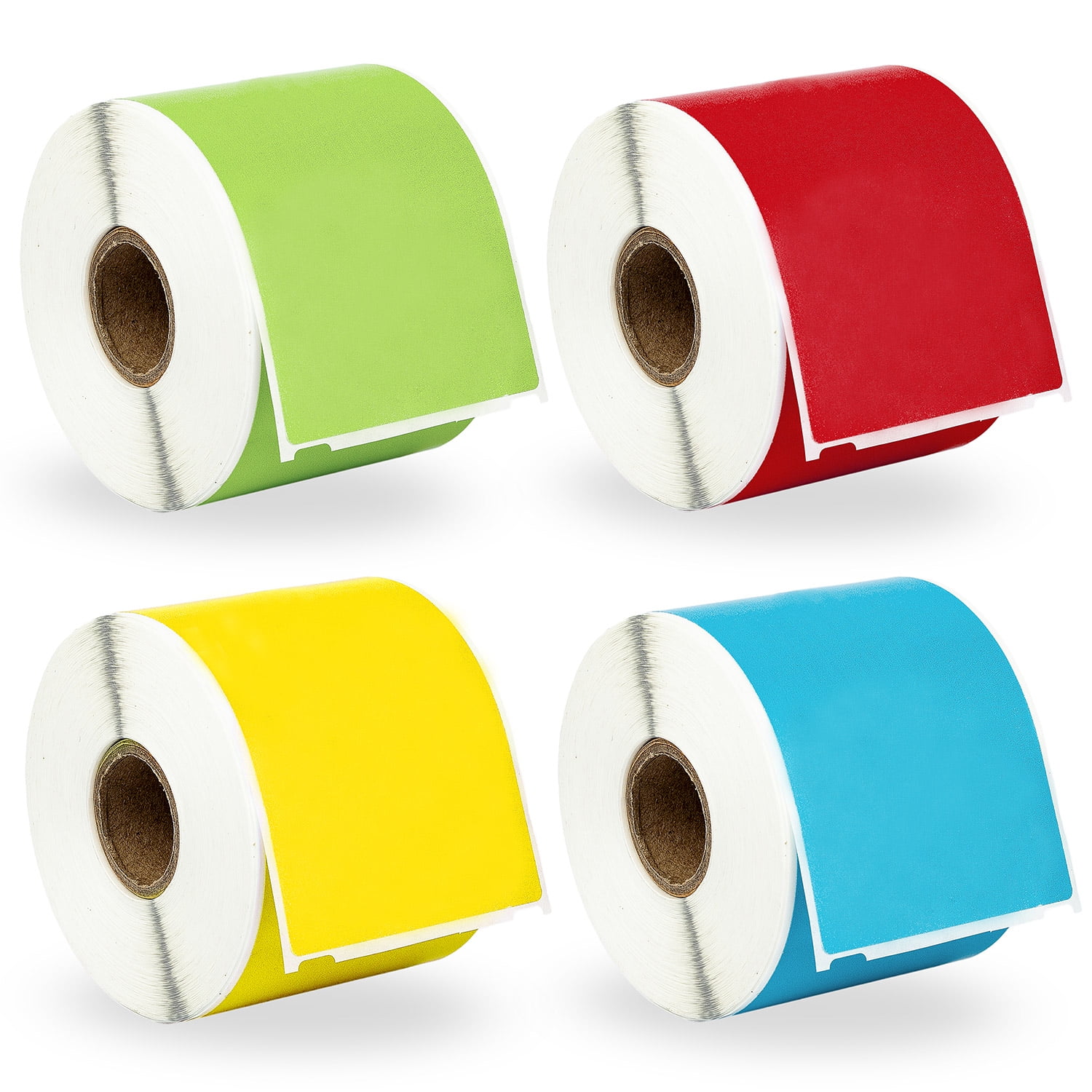 HOUSELABELS Compatible DYMO 30256 RD, YL, BL, GN Shipping Labels (2-5/ ...