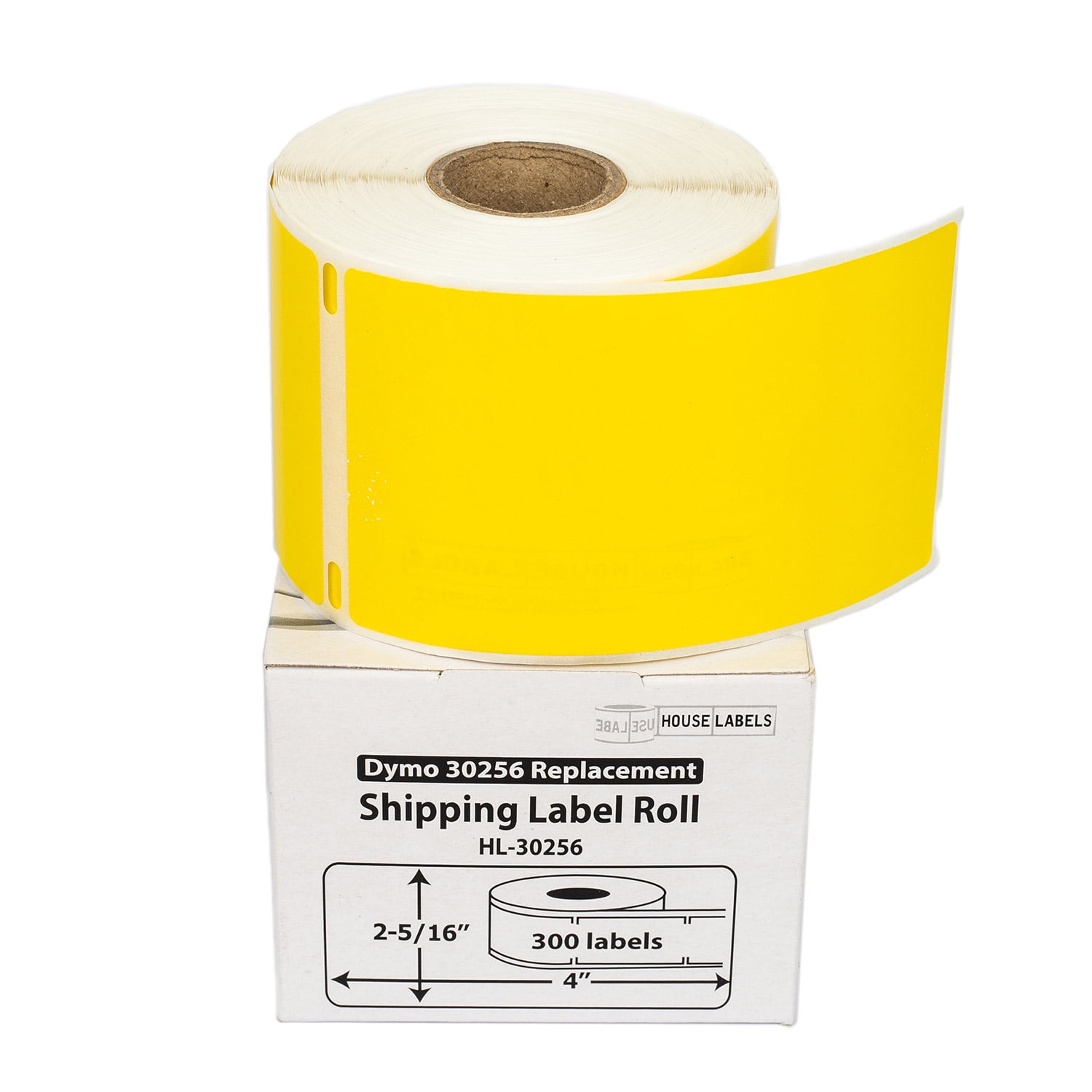 HOUSELABELS Compatible DYMO 30256 YELLOW Shipping Labels (2-5/16" x 4 ...