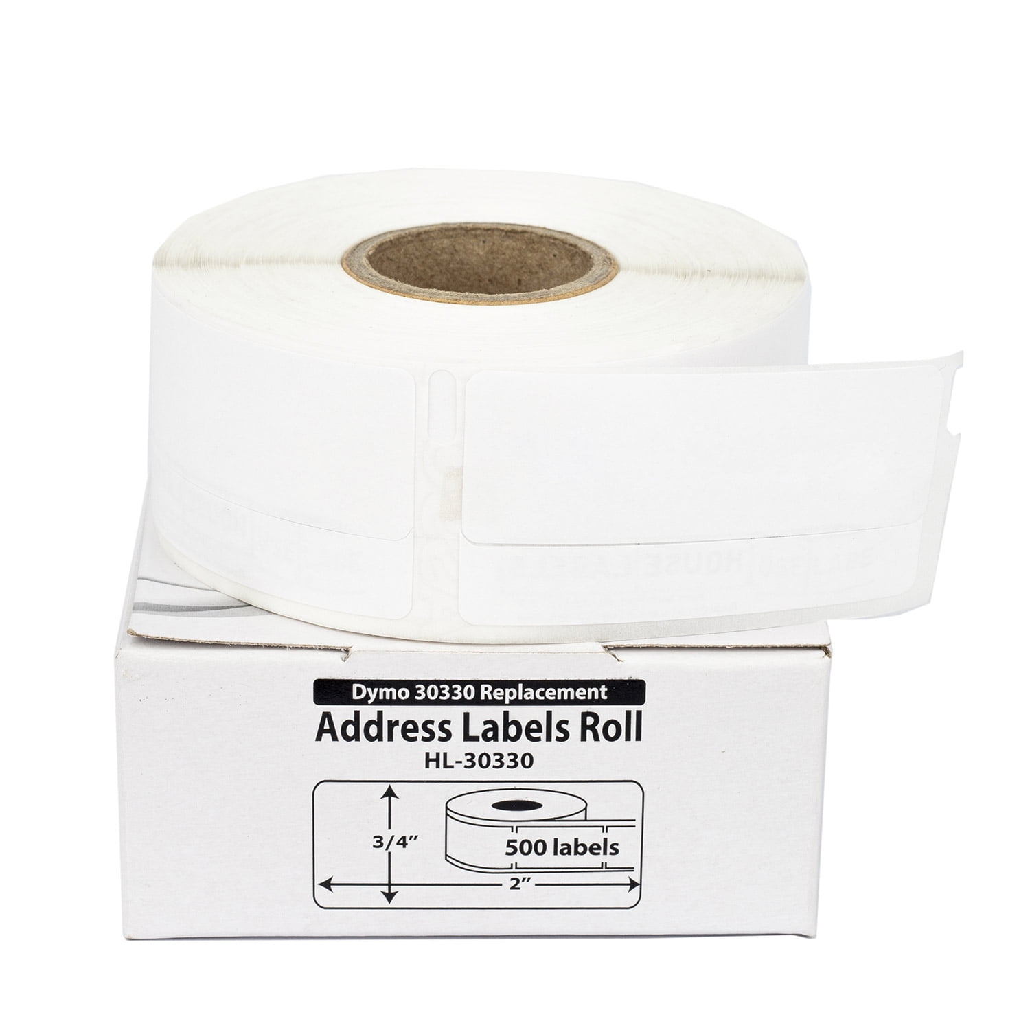 HOUSELABELS Compatible DYMO 30330 Address Labels (3/4" x 2"), strong ...