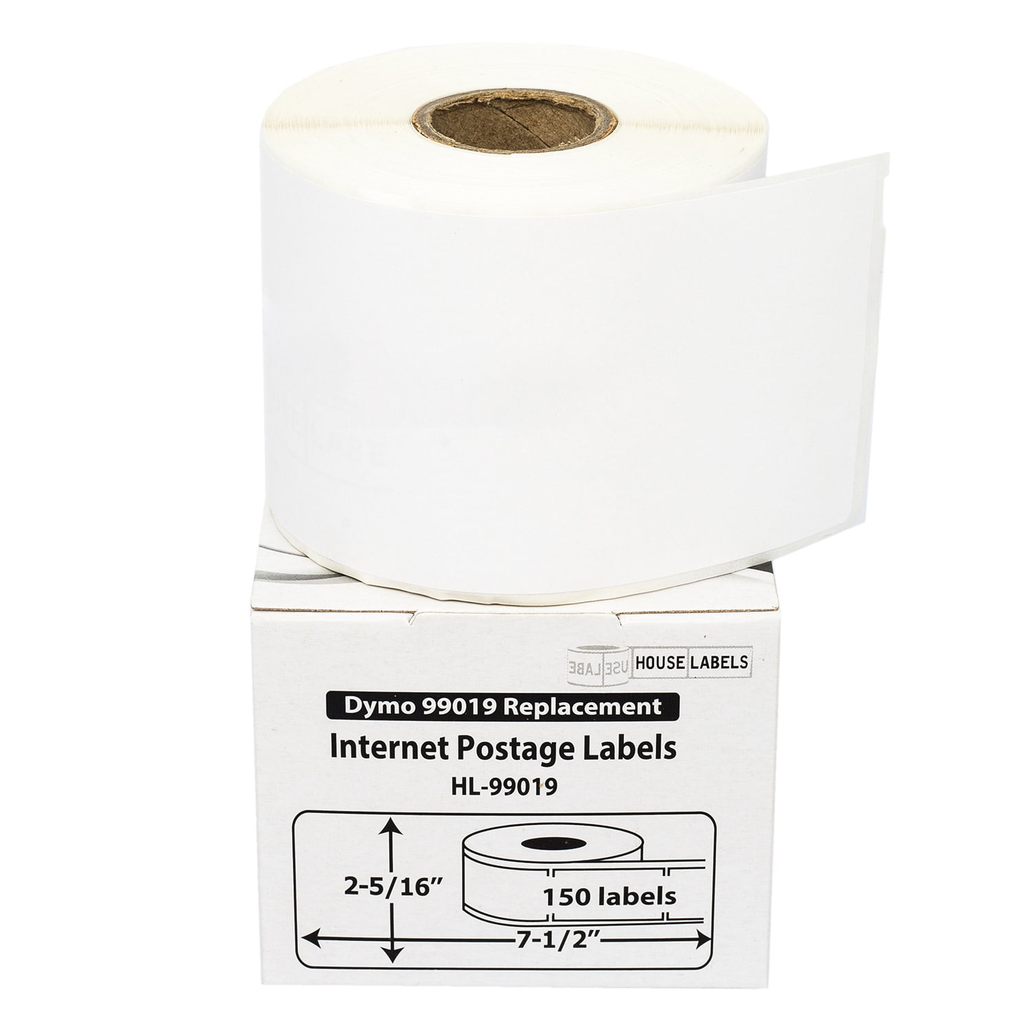 HOUSELABELS Compatible DYMO 99019 Internet Postage Labels (2-5/16" x 7 ...