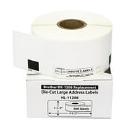 Brother Genuine DK-1201 Die-Cut Standard Address Labels, 400 Labels per ...