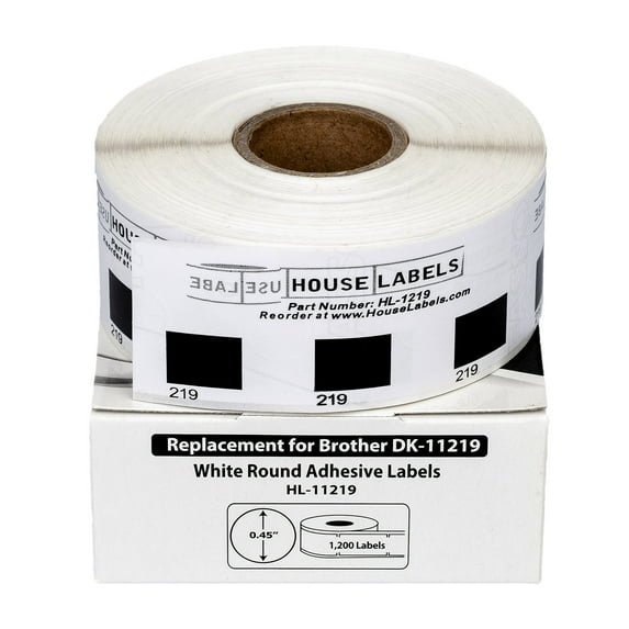 HOUSELABELS Compatible with DK-1219 Replacement Roll for Brother QL ...