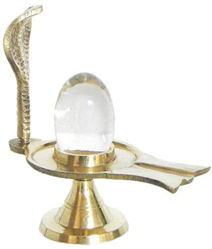 HOUSEOFASTRO Crystal Sphatik Shivling 4050 Grams Approx with Detachable ...