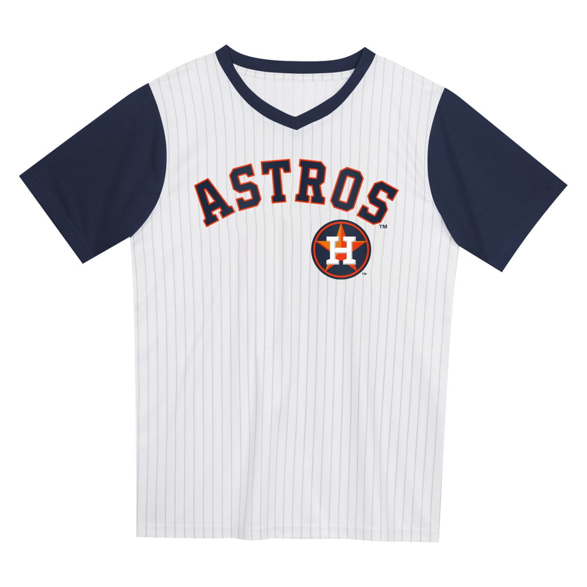 HOUSTON ASTROS Boys White Color Synthetic Short Sleeve Tee - Walmart.com