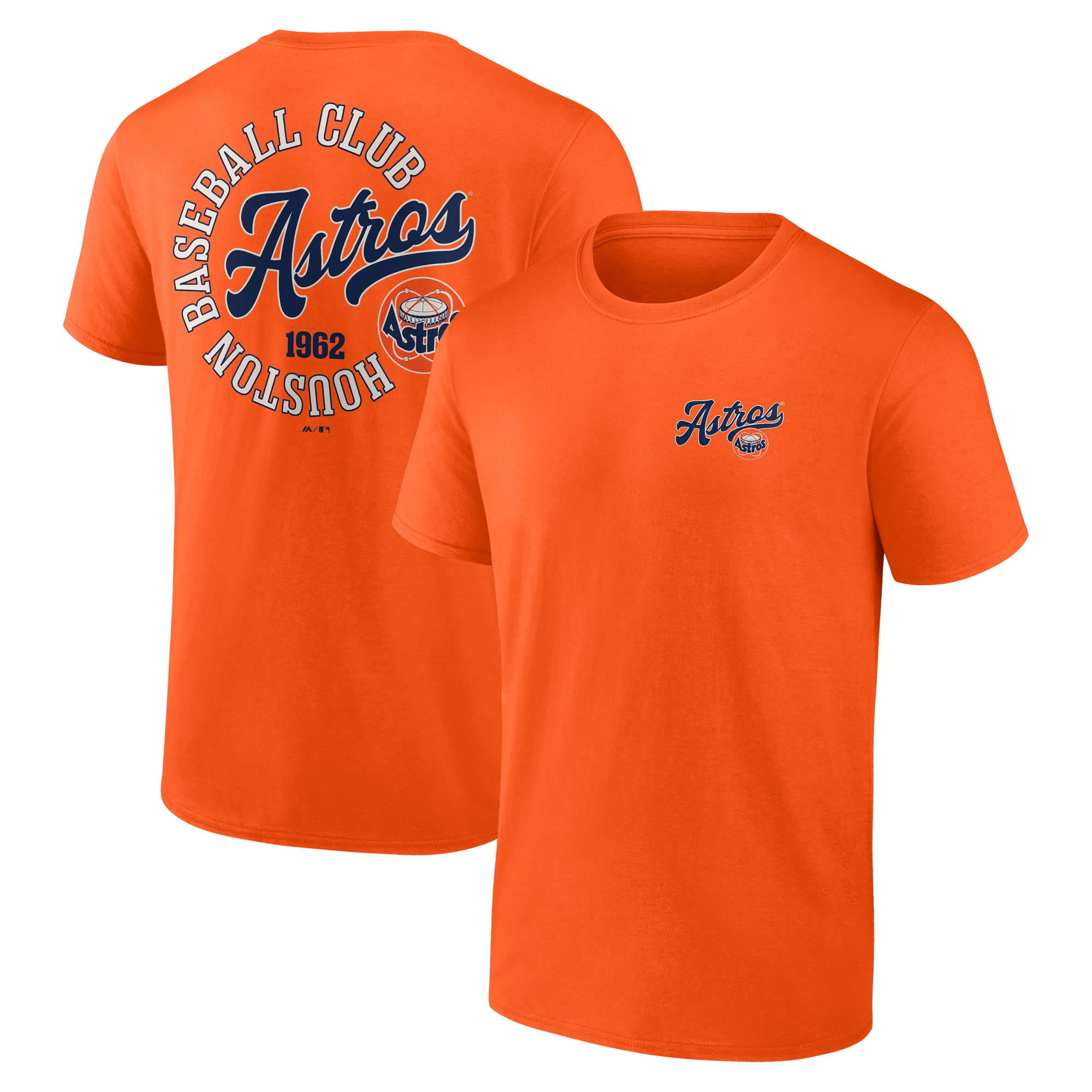 Men's Orange Houston Astros 1986 Quick Draw Bi-Blend T-Shirt - Walmart.com