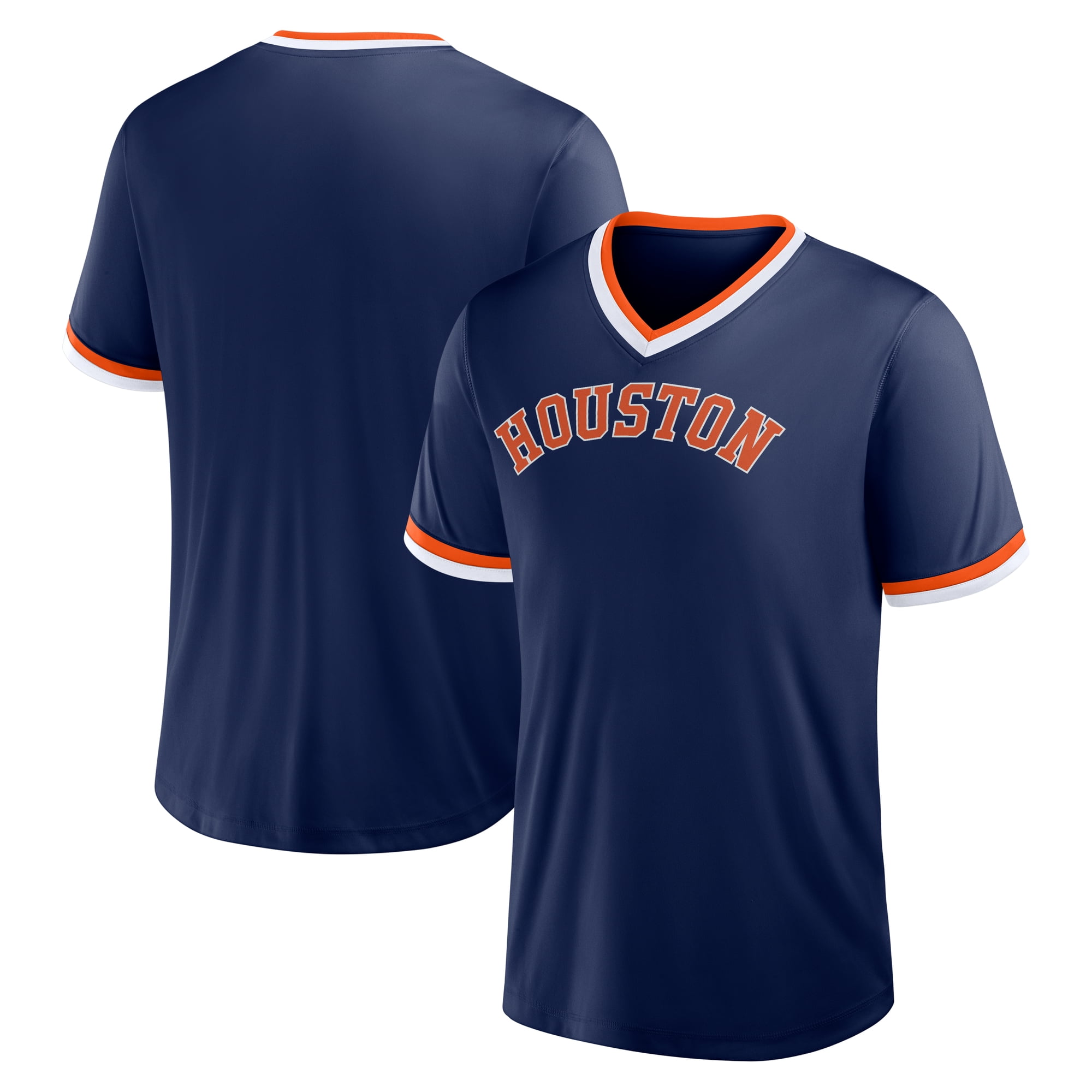 Men's Navy Houston Astros Race Ahead Poly Fashion Top - Walmart.com